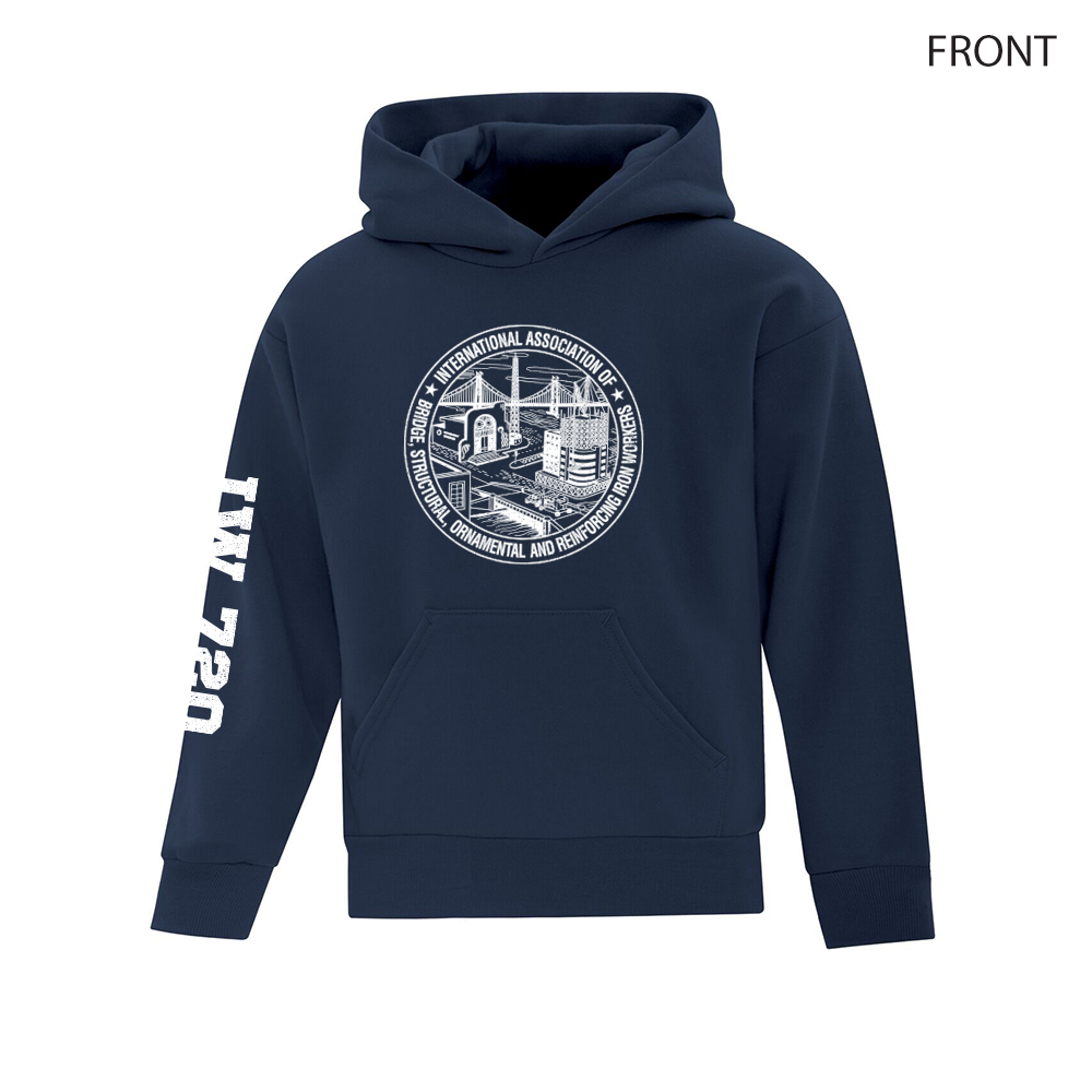 Ironworkers Local 720 - International Logo Youth Hoodie - Wear Union ...